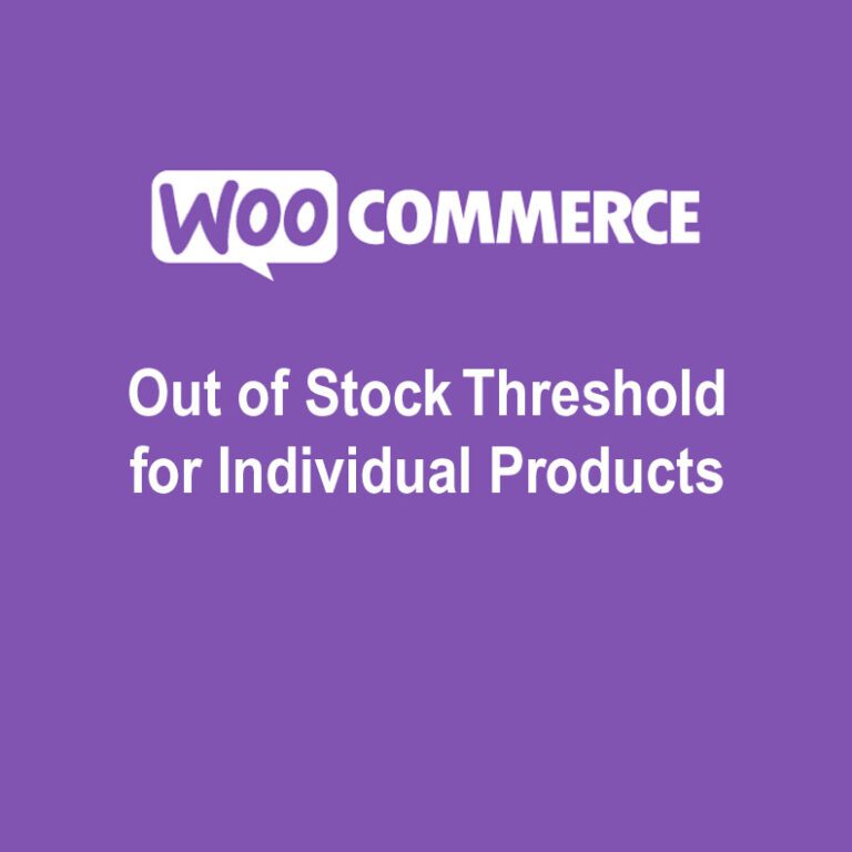 Adjust Stock Threshold on Product - Masters of custom WordPress and ...